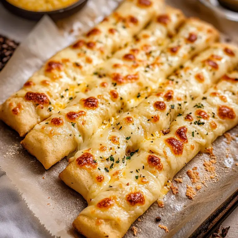 Homemade Cheese Breadsticks