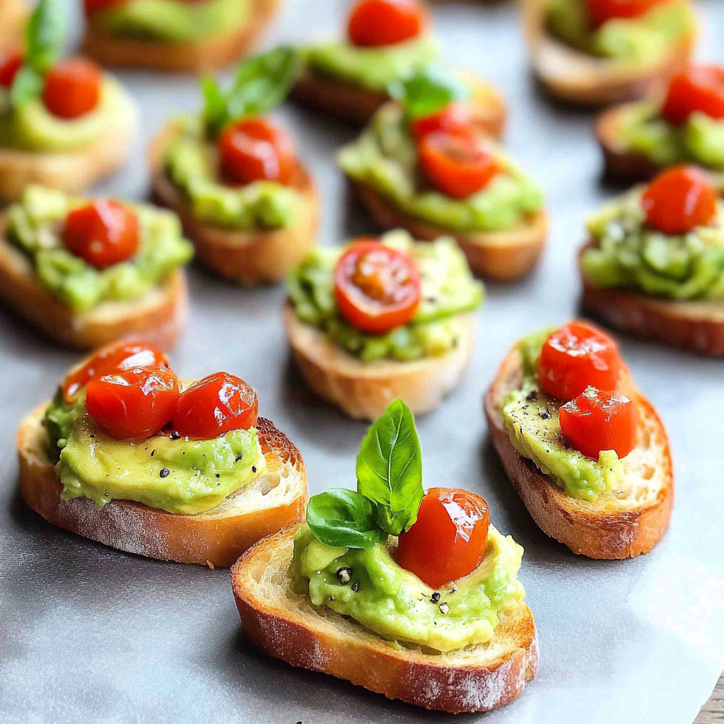 Easy Avocado Canapes