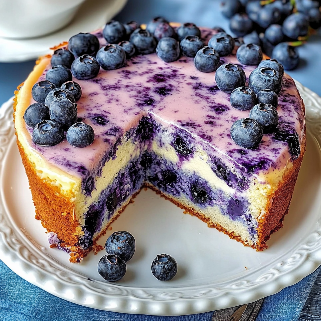 Nova Scotia Blueberry Cream Cake