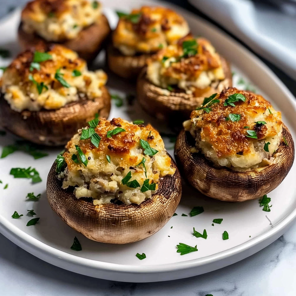 Easy Stuffed Mushrooms Recipe