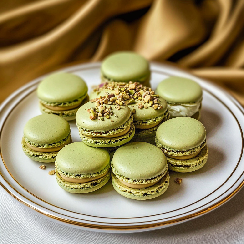 Pistachio Macarons