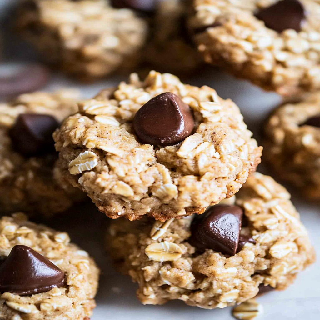 Healthy Banana Oatmeal Cookies