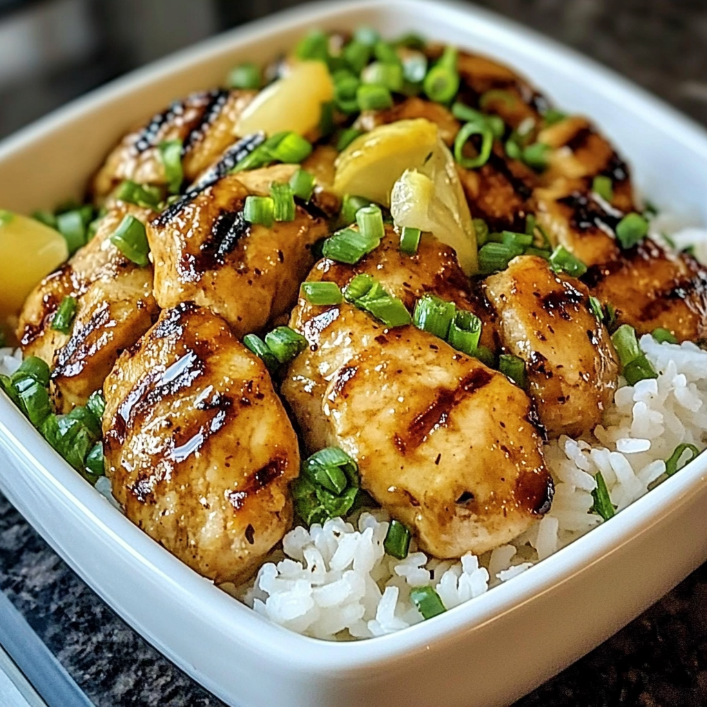 Coconut Chicken Rice Bowl