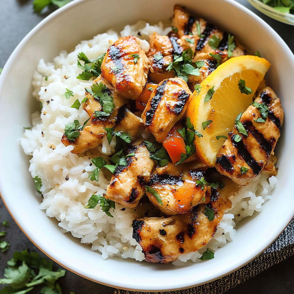Coconut Chicken Rice Bowl
