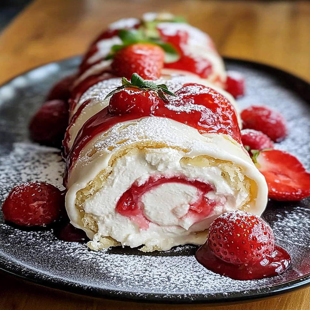 Irresistible Easy Strawberry Cheesecake Rolls Recipe