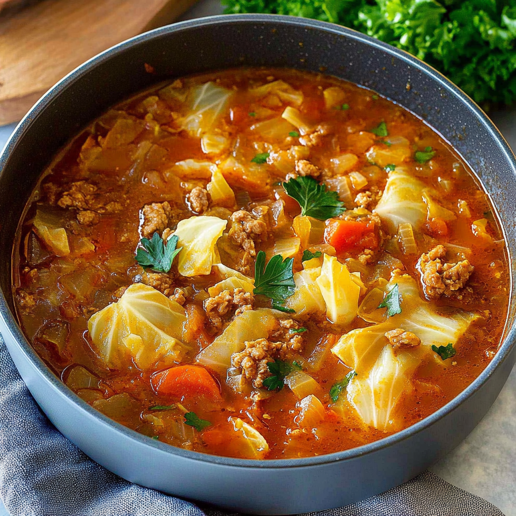 Easy and Delicious Cabbage Soup Recipe
