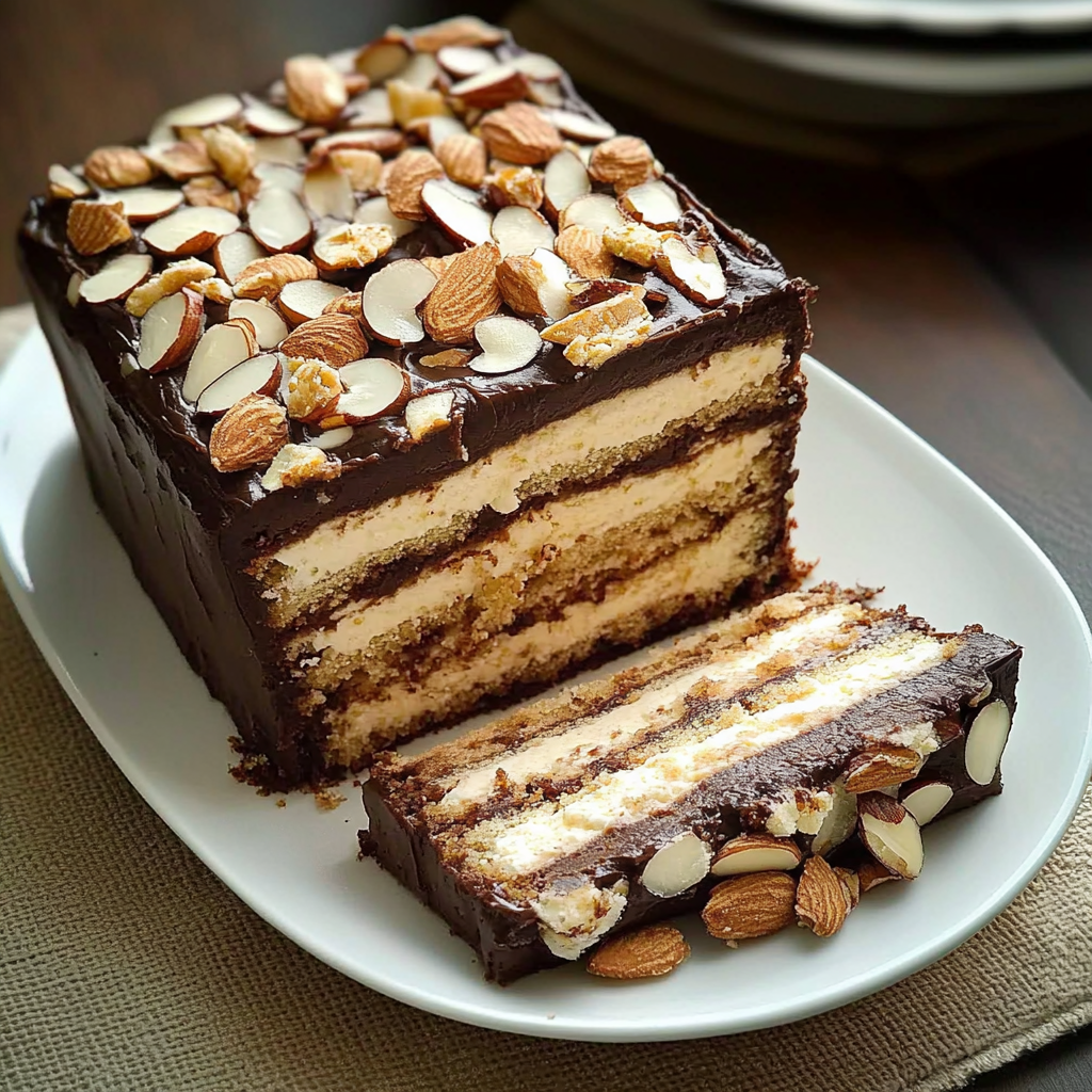 Almond Nutella Cake (Dacquoise)