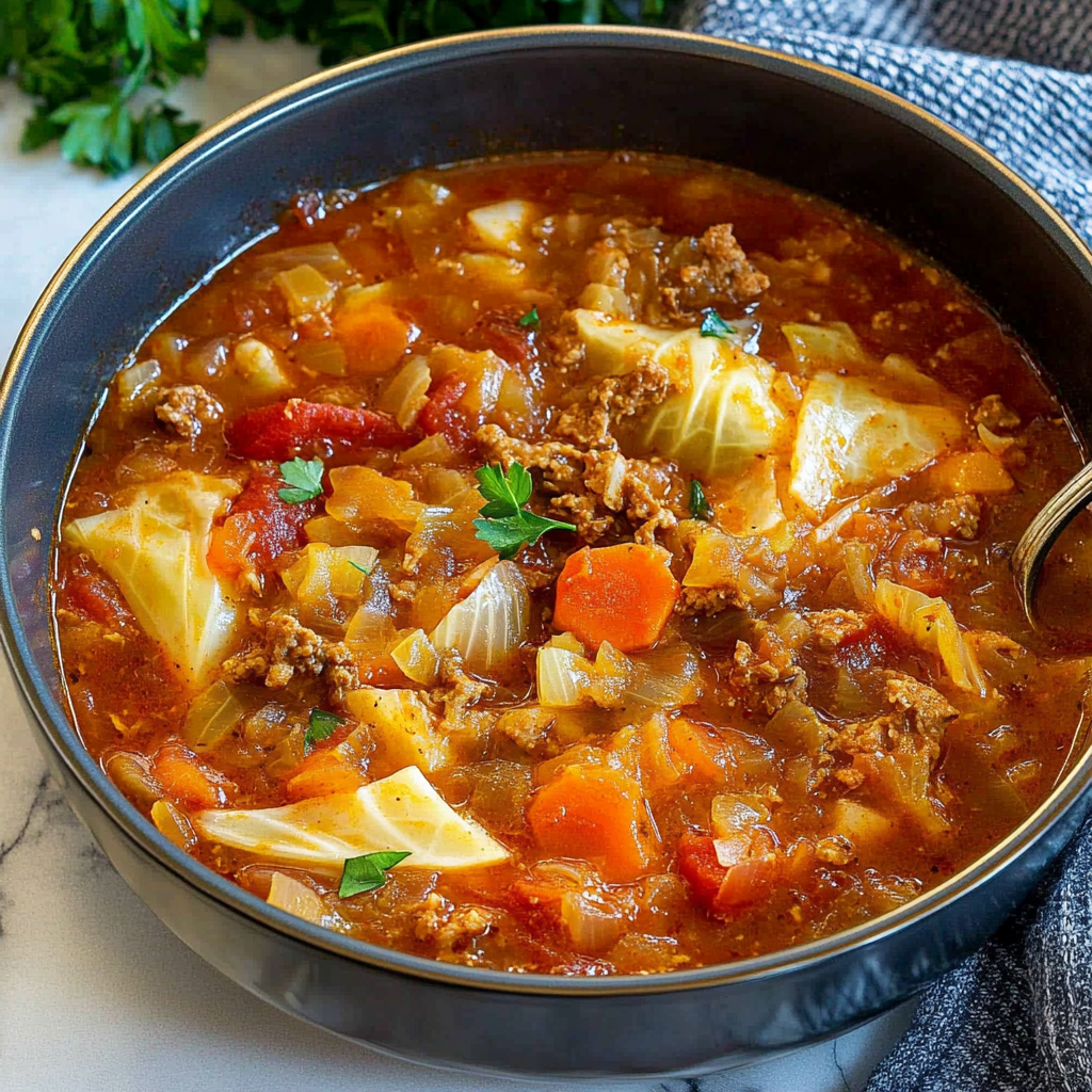 Easy and Delicious Cabbage Soup Recipe