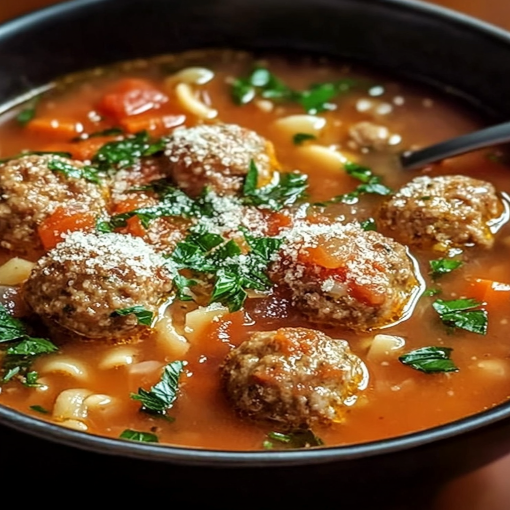 Italian Meatball Soup