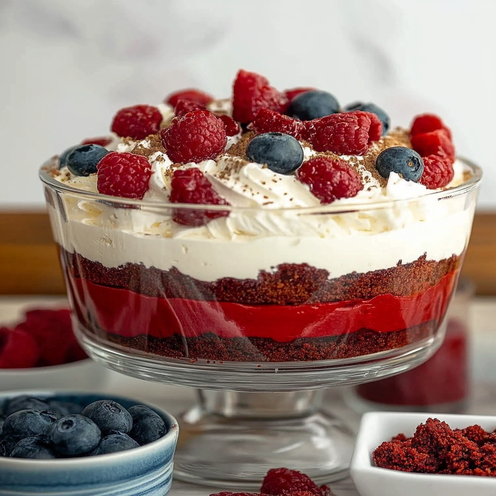 Red Velvet Cheesecake Trifle