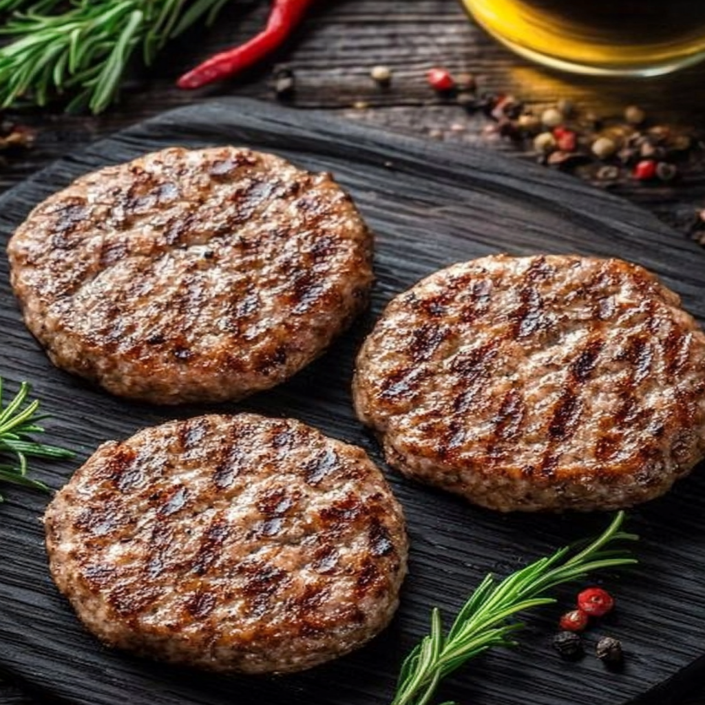 Air Fryer Burgers Patty