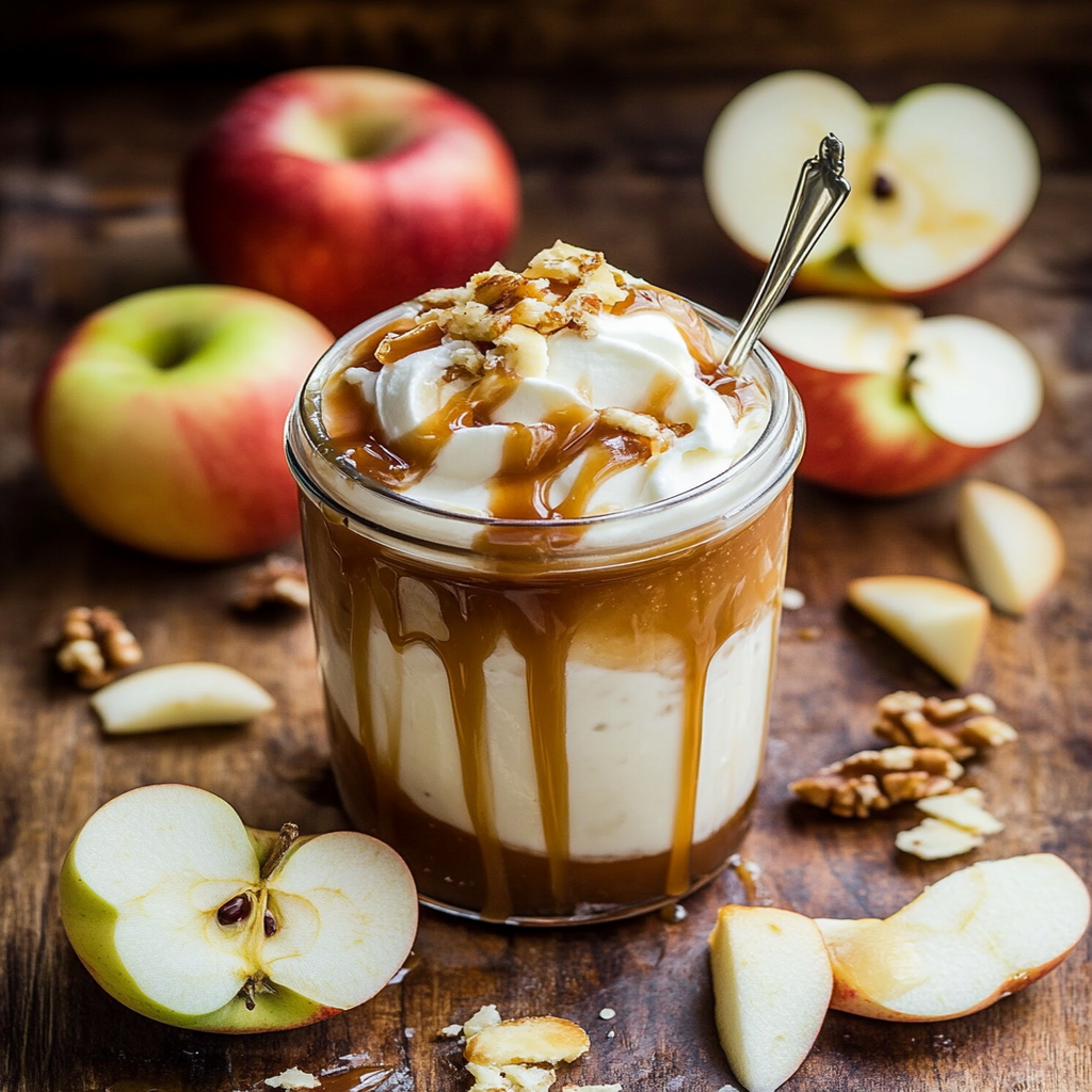 Caramel Apple Cider Float