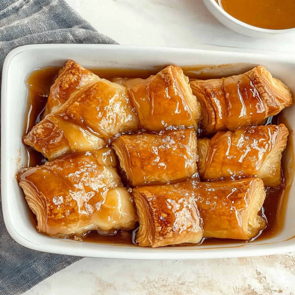 Caramel Apple Pie Crescent Rolls