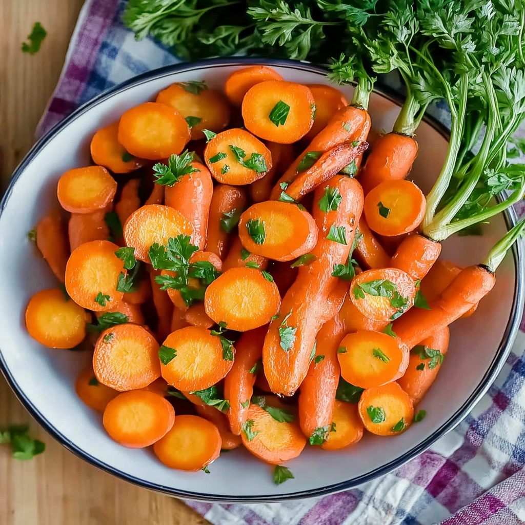 Honey Roasted Colorful Carrots