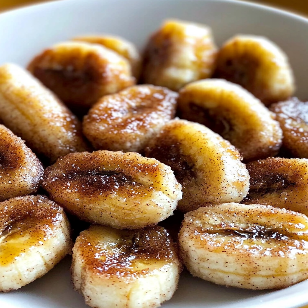 Pan Fried Cinnamon Bananas