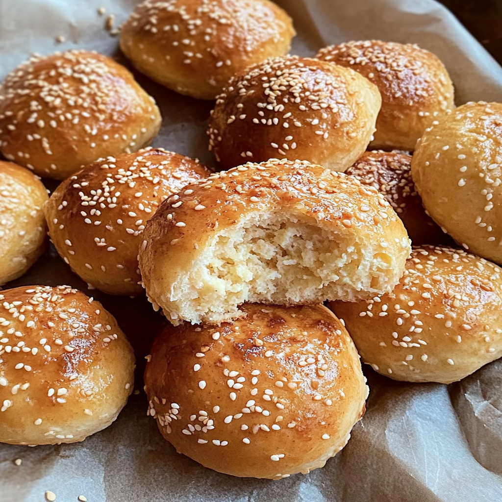 Quick Cottage Cheese Buns