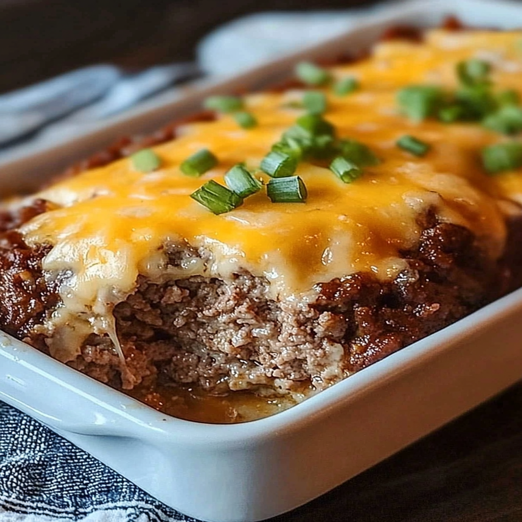Ultimate Cheesy Meatloaf Bake