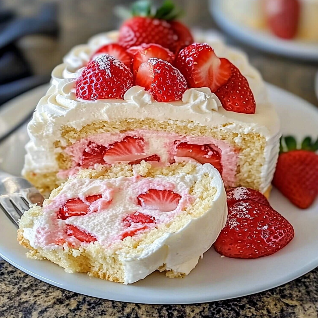Strawberry Shortcake Cheesecake
