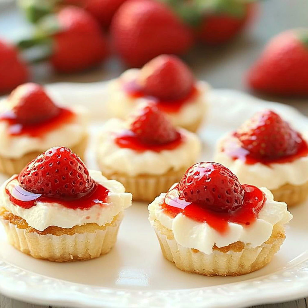 Strawberry Cheesecake Strawberry Bites