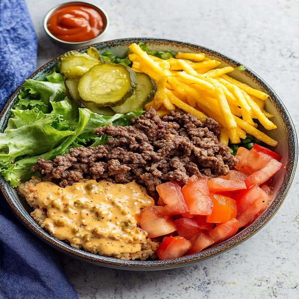 Burger Bowls for Independence Day