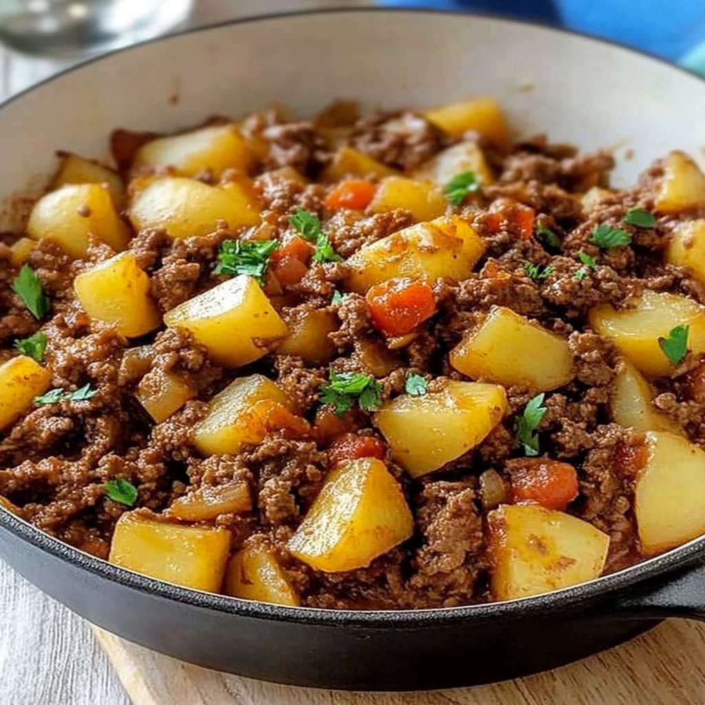 Carne Molida con Papas