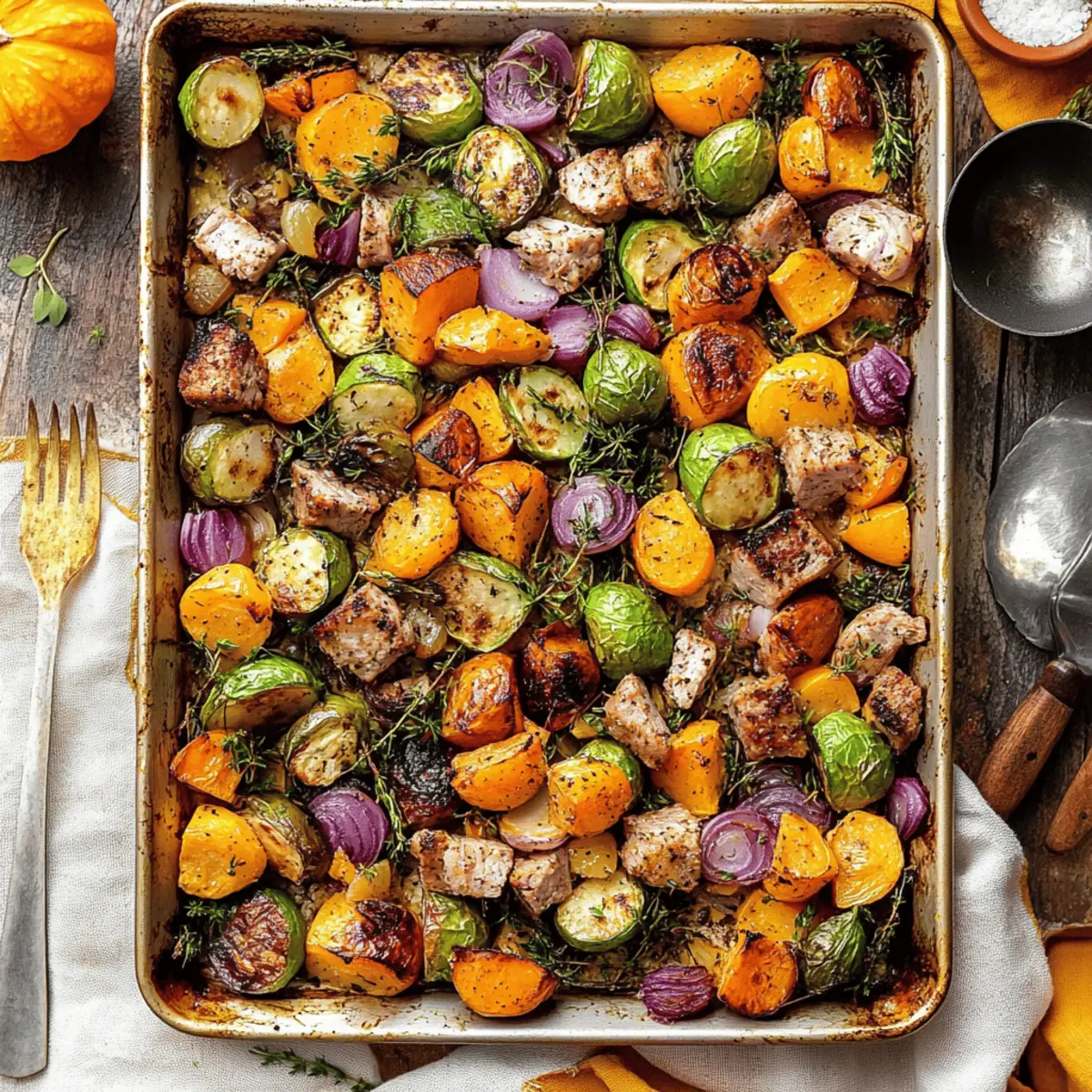 Delicious Fall Sheet Pan Dinner with Chicken Apple Sausage - Top ...