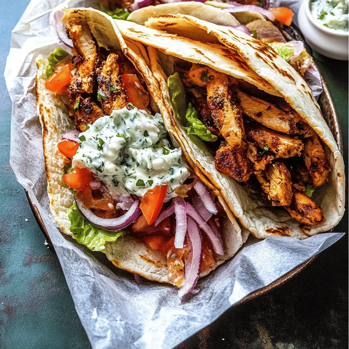 Sheet Pan Chicken Gyros with Feta Tzatziki for Easy Weeknight Dinner ...