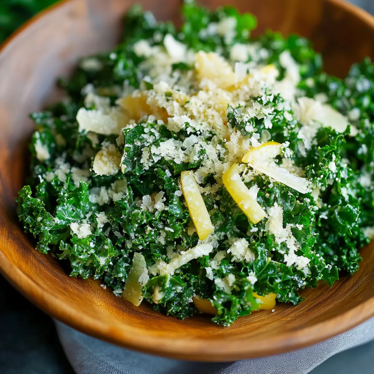 Delicious Lemon Parm Kale Salad Recipe for Healthy Eating - Top ...