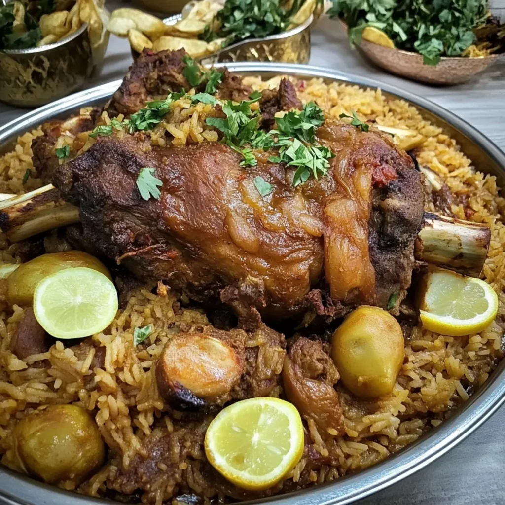 Delicious Roasted Lamb Shoulder Mandi Recipe for Special Occasions ...