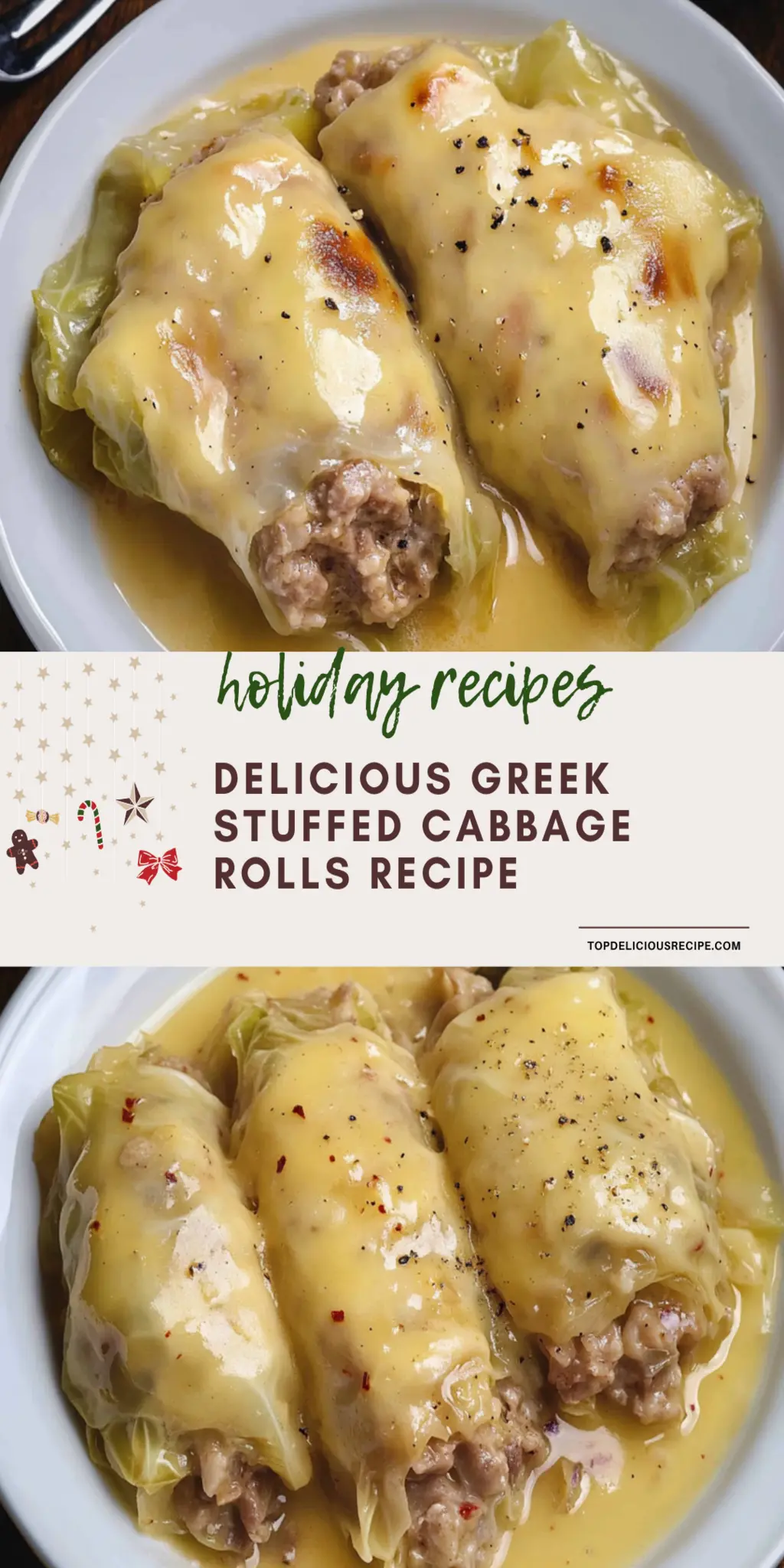Delicious Greek Stuffed Cabbage Rolls Recipe for Family Dinners - Top ...