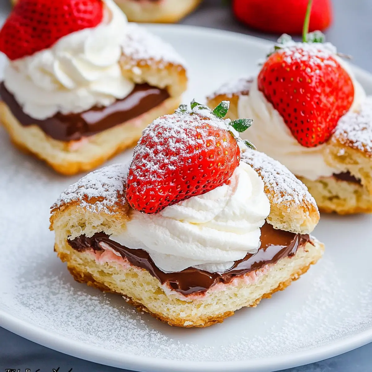 Delicious Nutella Strawberry Cream Puffs: An Easy Recipe - Top ...