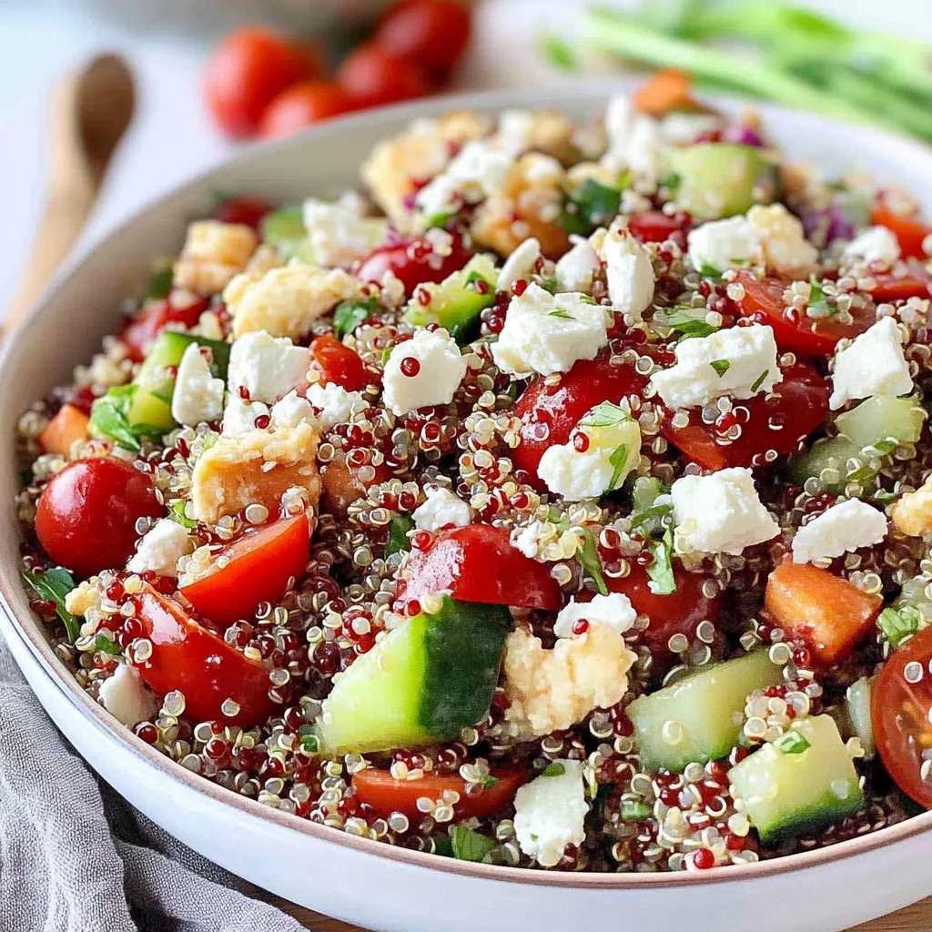 Delightful Greek Quinoa Salad - A Taste of Mediterranean ...